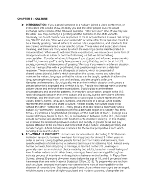 Chapter 20 Socio Notes - CHAPTER 20 – POPULATION, URBANIZATION, AND THE ...