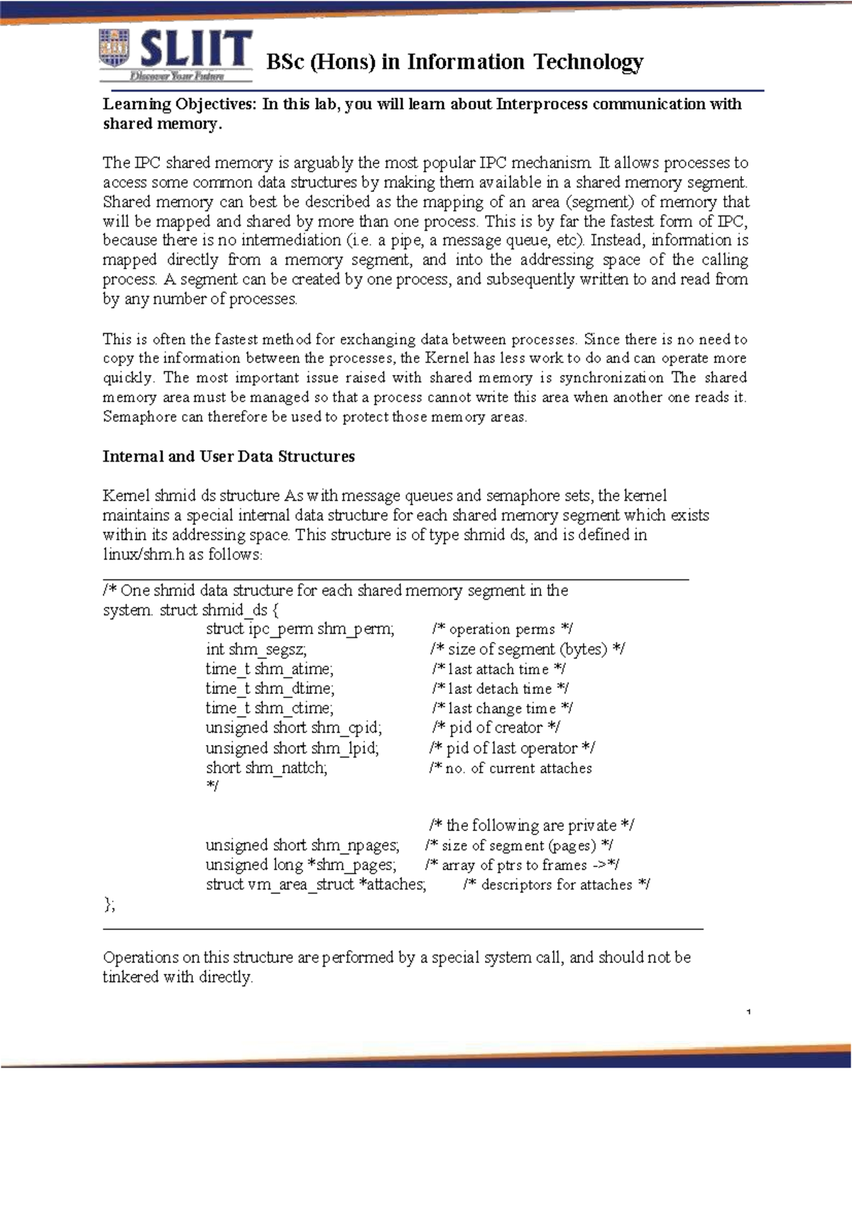 IT2060 -Practical Sheet 8 - Learning Objectives: In this lab, you will ...