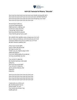 HUM 102 Module Three Short Answer - Christopher Ryan - 1. Describe some ...