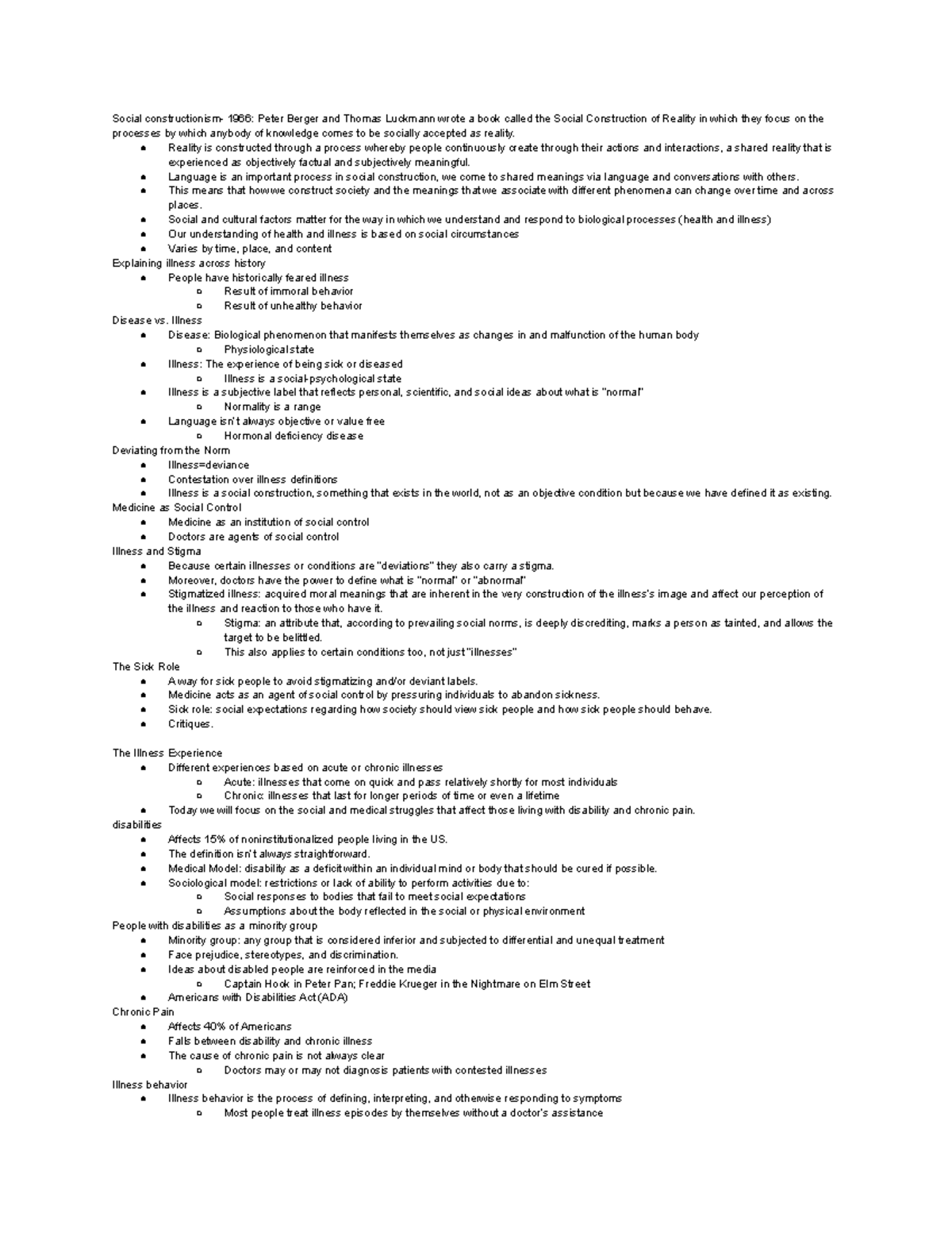 Sociology of Medicine-From mental health to politics and medicine ...