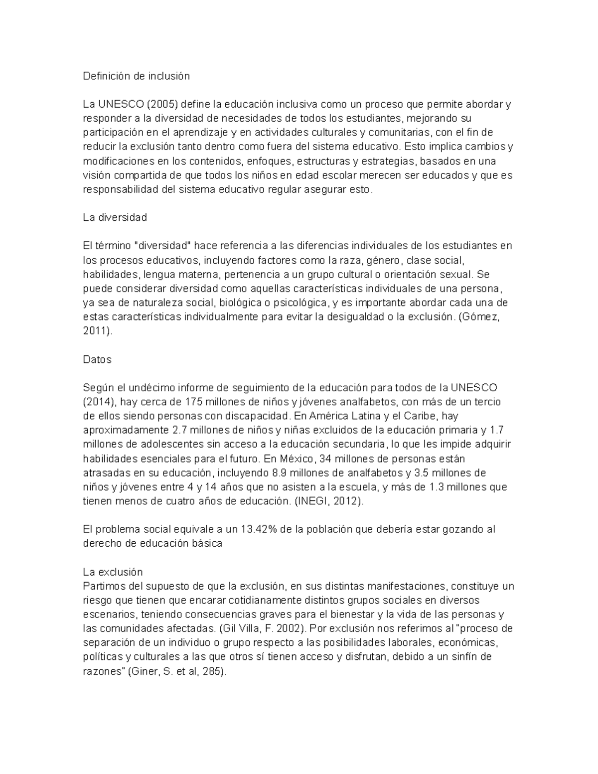 Tutorial league of legends - Definición de inclusión La UNESCO (2005 ...