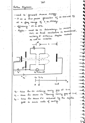 Slow wave structure - Lecture notes - 384 Microwave Linear-Beam Tubes ...
