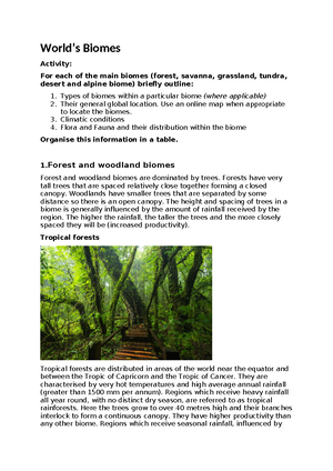 04 Human alterations to the physical characteristics of biomes - Human ...