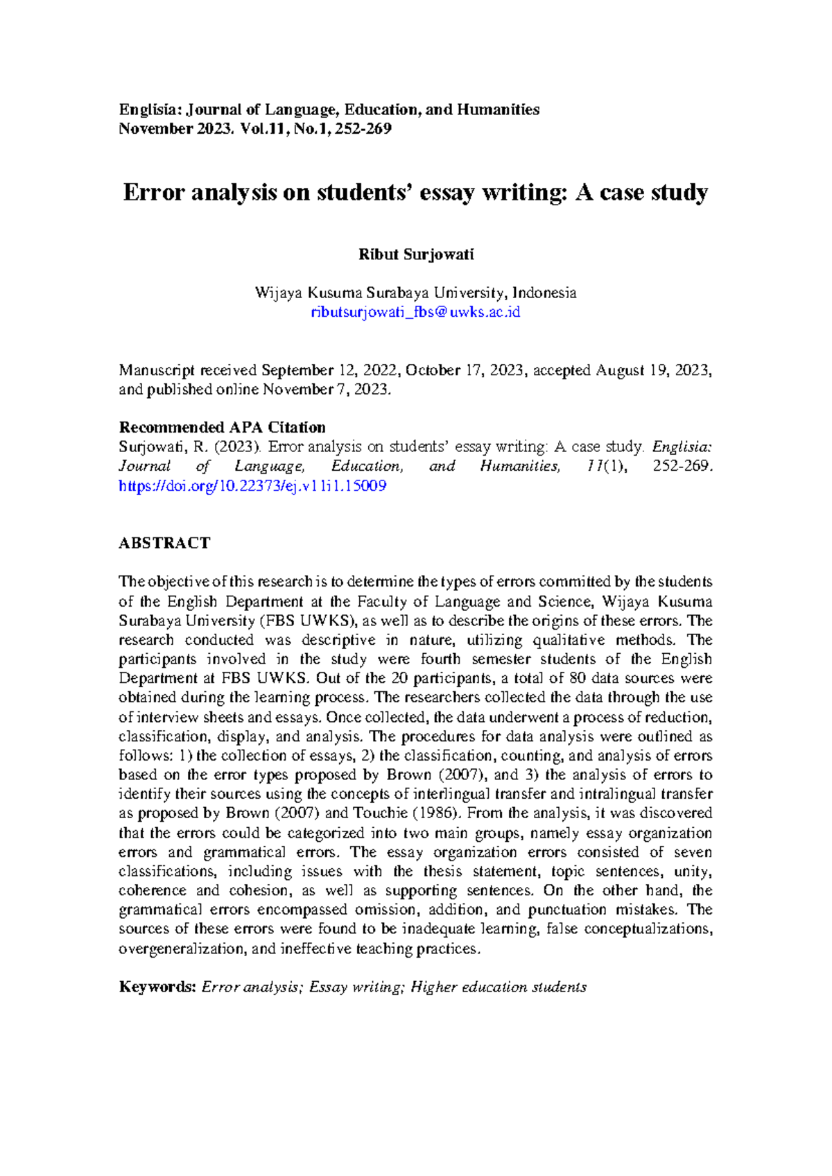 15009-59154-2-PB - Englisia: Journal of Language, Education, and ...