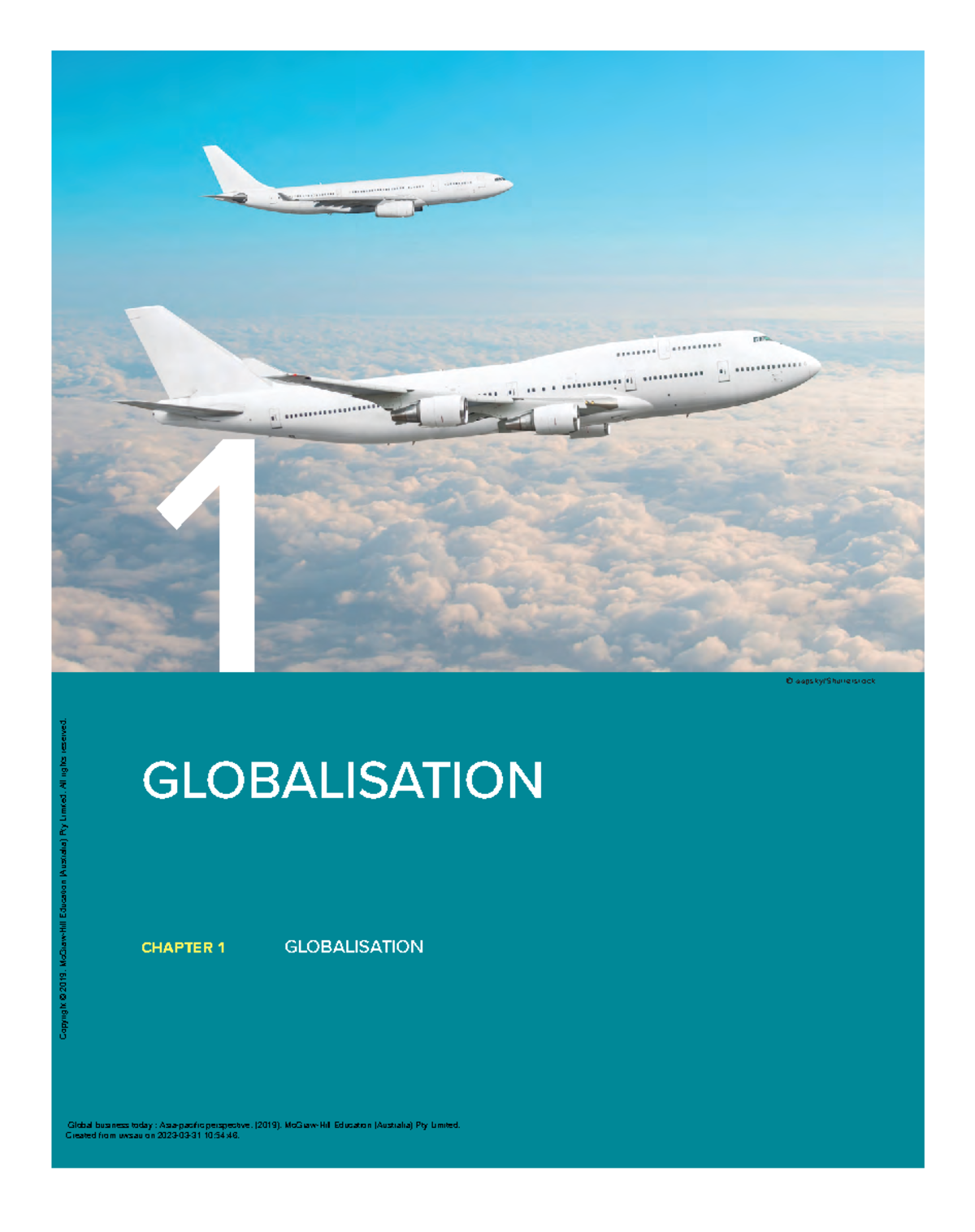 Global Business Today Asia-Pacific Perspective - (Part 01 Globalisation ...