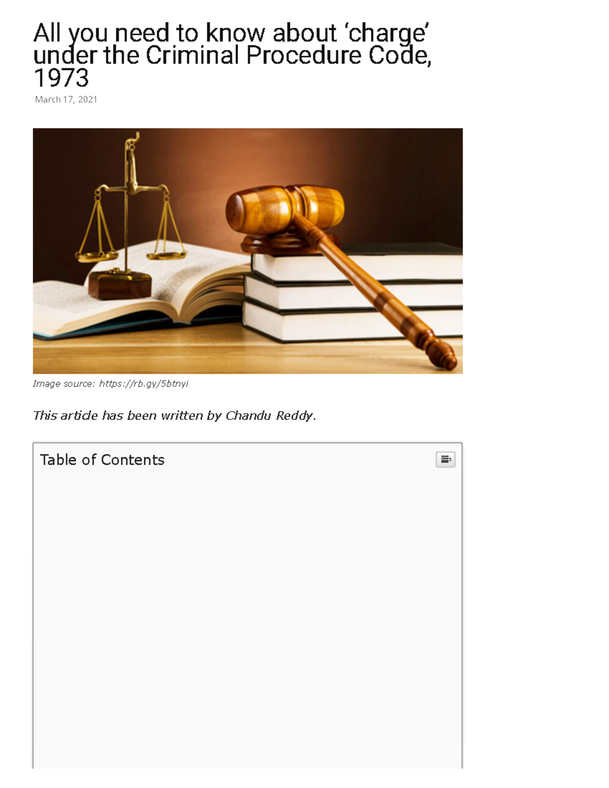 Charge - All you need to know about 8charge under the Criminal ...