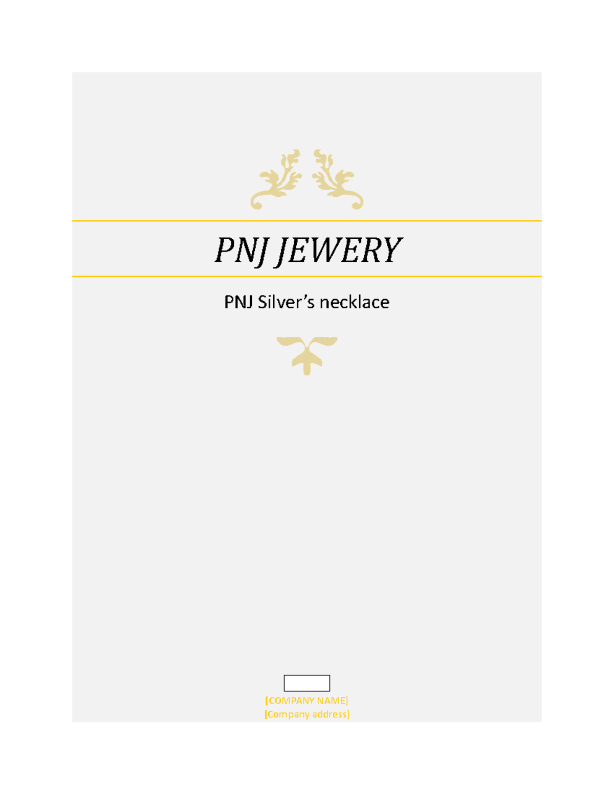 Pnj jewery - PNJ JEWERY PNJ Silver’s necklace [COMPANY NAME] [Company ...