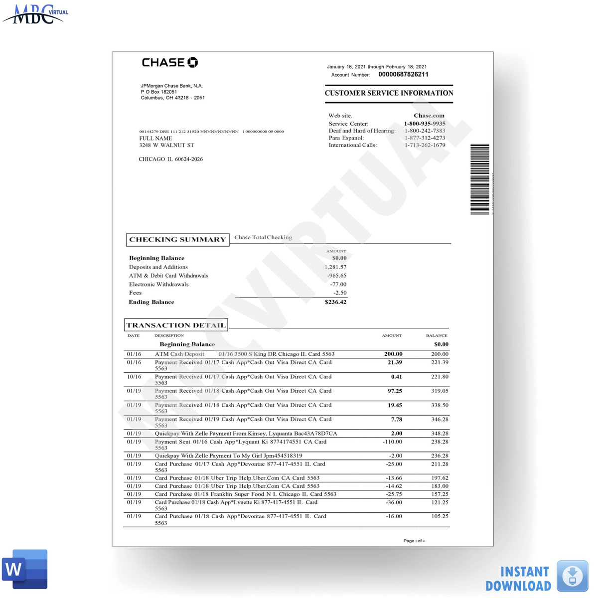 Document-WPS Office - Bank statement - BIE 5801 - Studocu