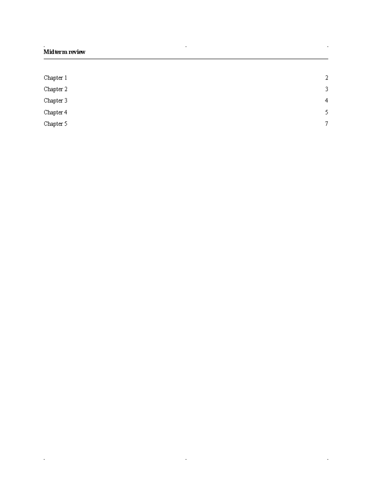 Econ summary - Midterm review Chapter Chapter Chapter Chapter Chapter ...