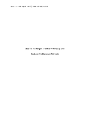2-2 Outline - HSE330 - SNHU - Studocu