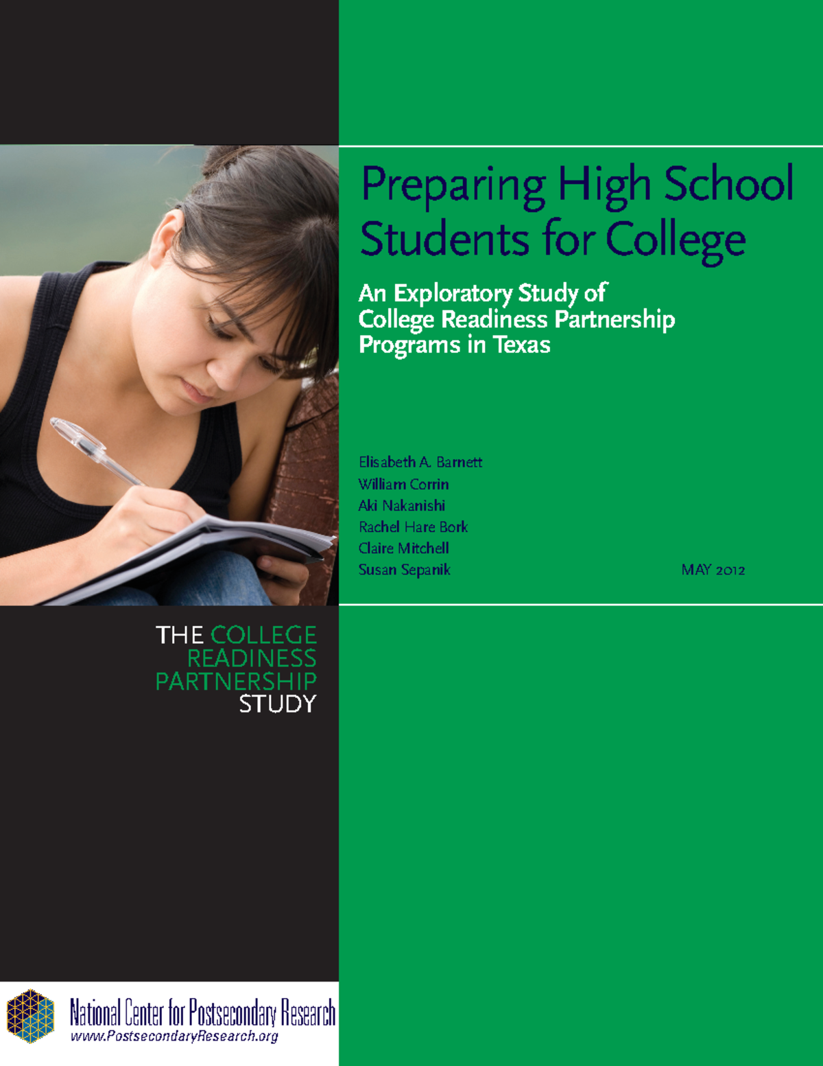 College-readiness-partnerships - Preparing High School Students for ...