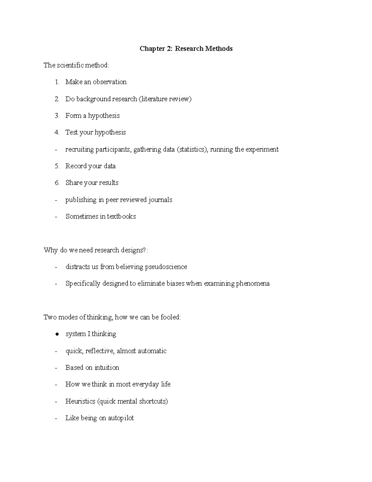 Chapter 2: research methods - Chapter 2: Research Methods The ...