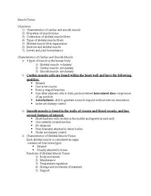 Chapter 9 anatomy lecture notes - Chapter 9 Anatomy and Physiology ...
