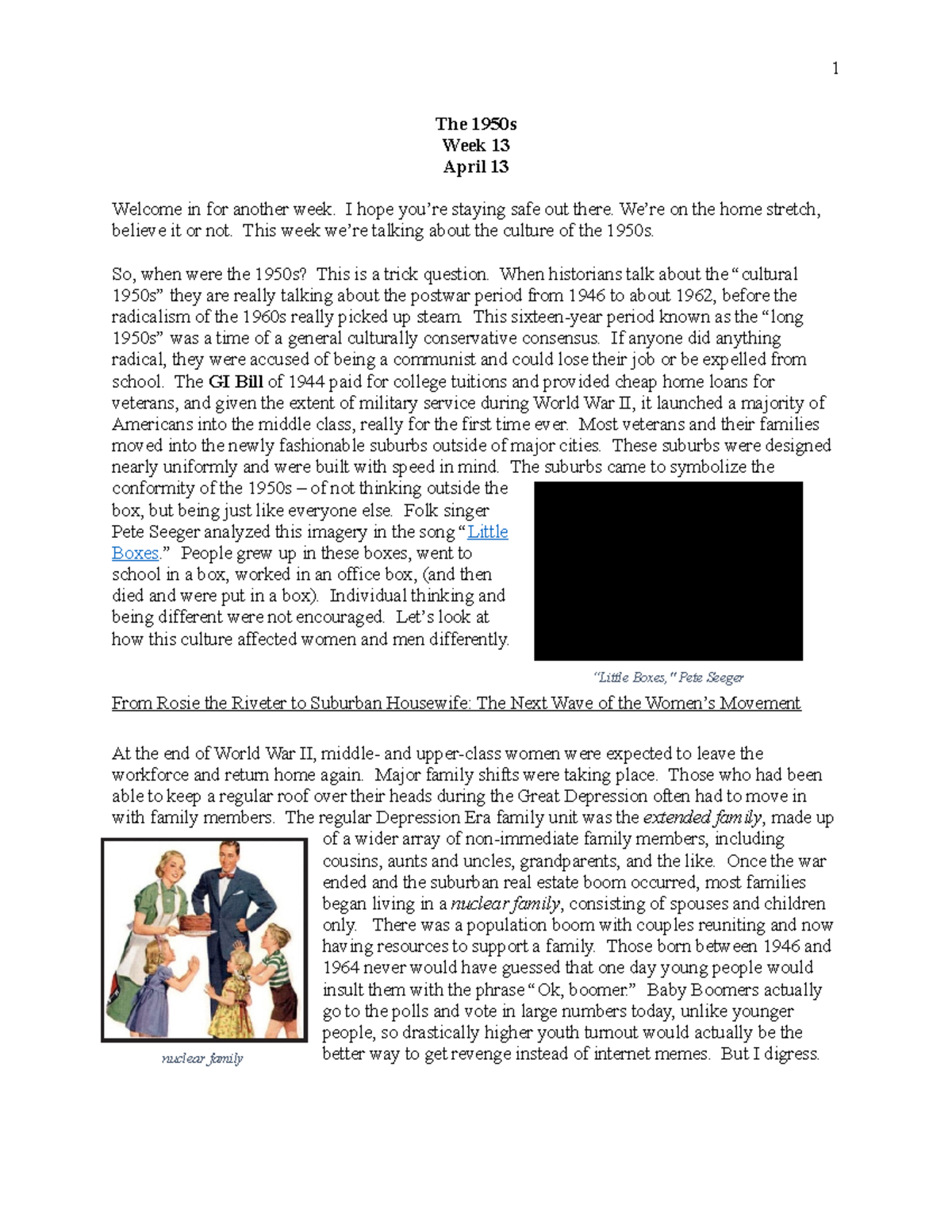 The 1950s - HIST 2010 - MTSU - Studocu