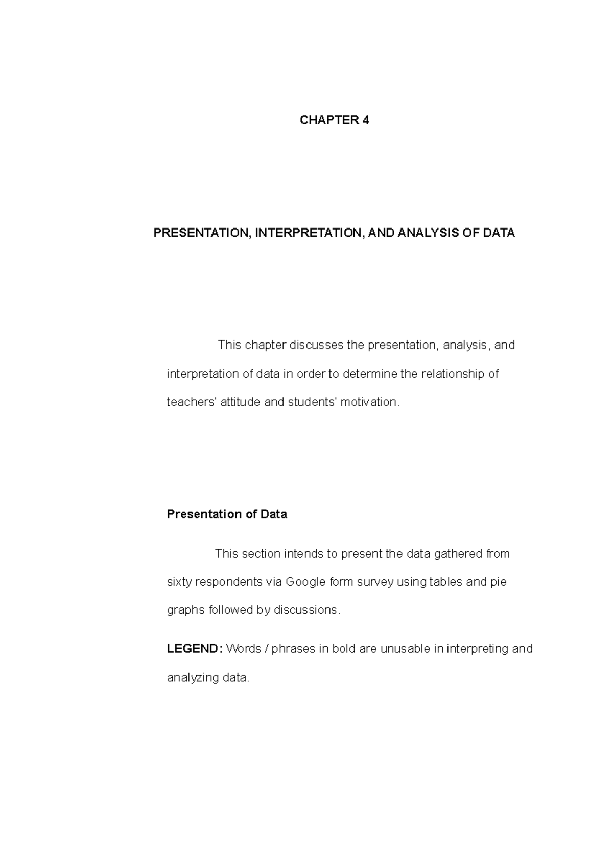 CORRELATION OF STUDENTS AND TEACHERS - CHAPTER 4 PRESENTATION ...