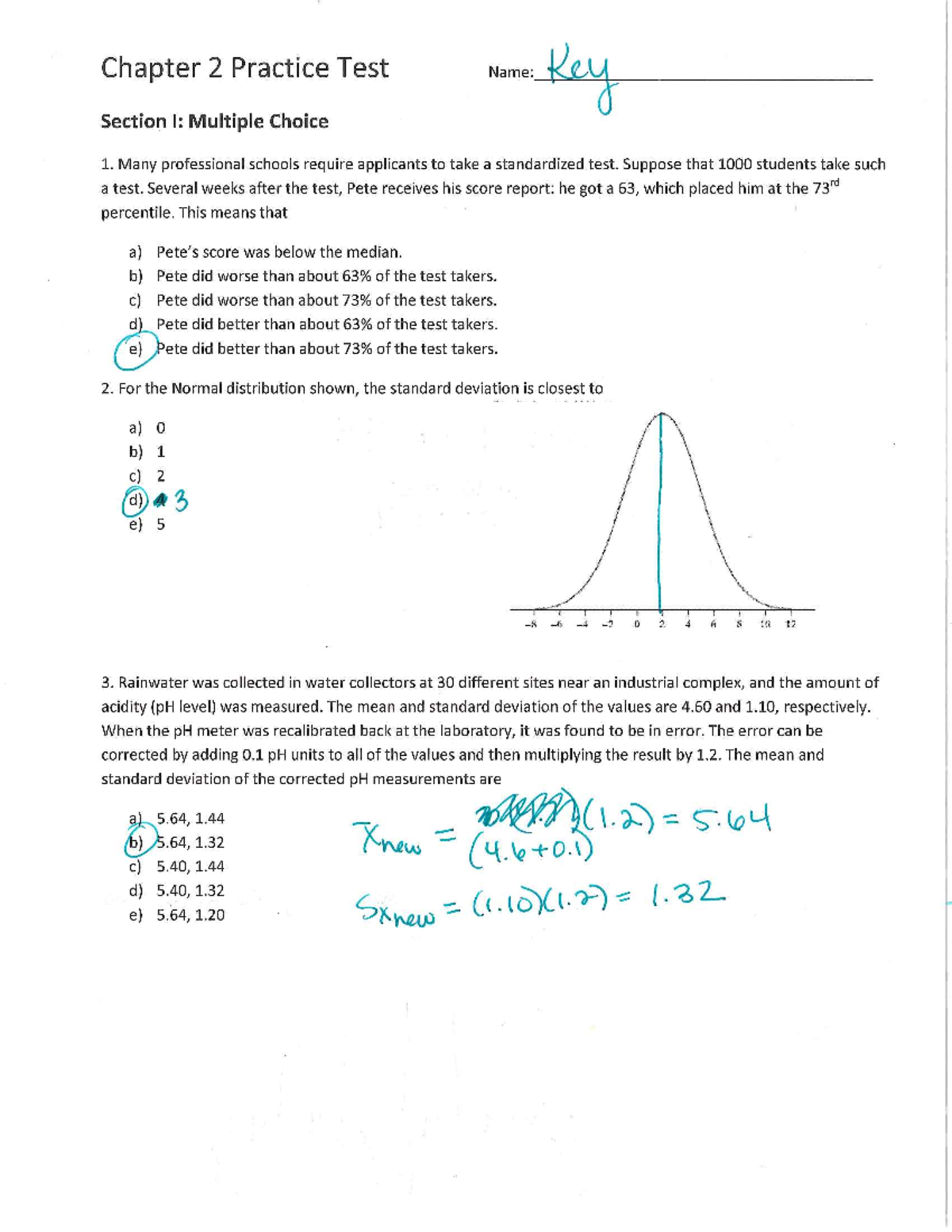 Chapter 2 Practice Test KEY - PHYS 201 C - Studocu