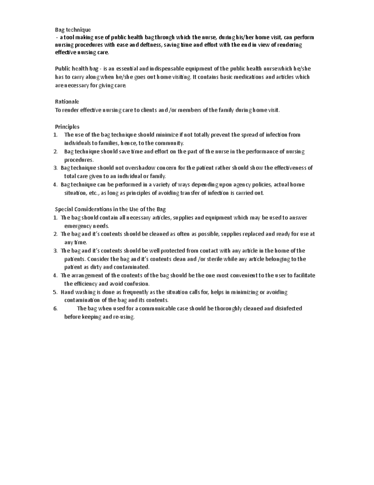 Bag-technique - bag-technique - Bag technique - a tool making use of ...