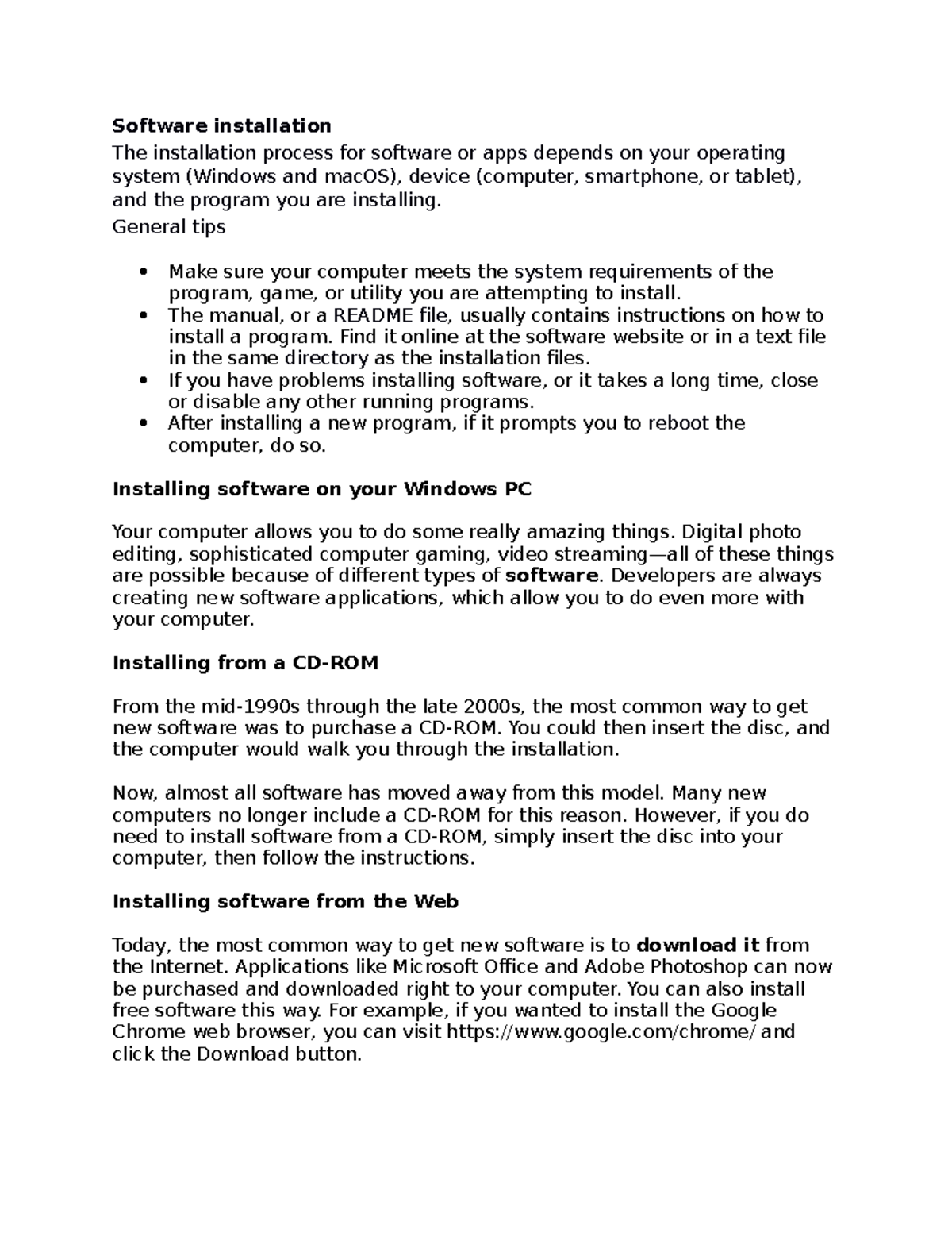 installation and customization Lesson 4 - Information technology - MMU ...