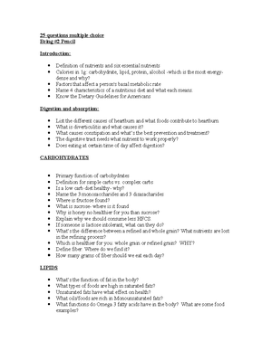 Nutrition Module 1 - Nutrition Introduction to Nutrition What is ...