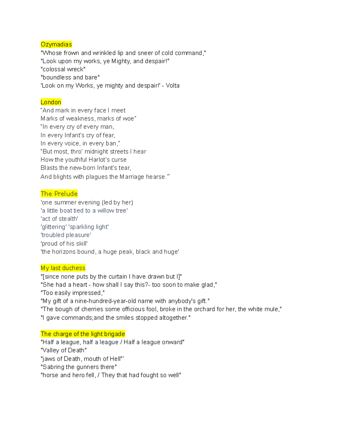Mocks - idk - Ozymadias "Whose frown and wrinkled lip and sneer of cold ...