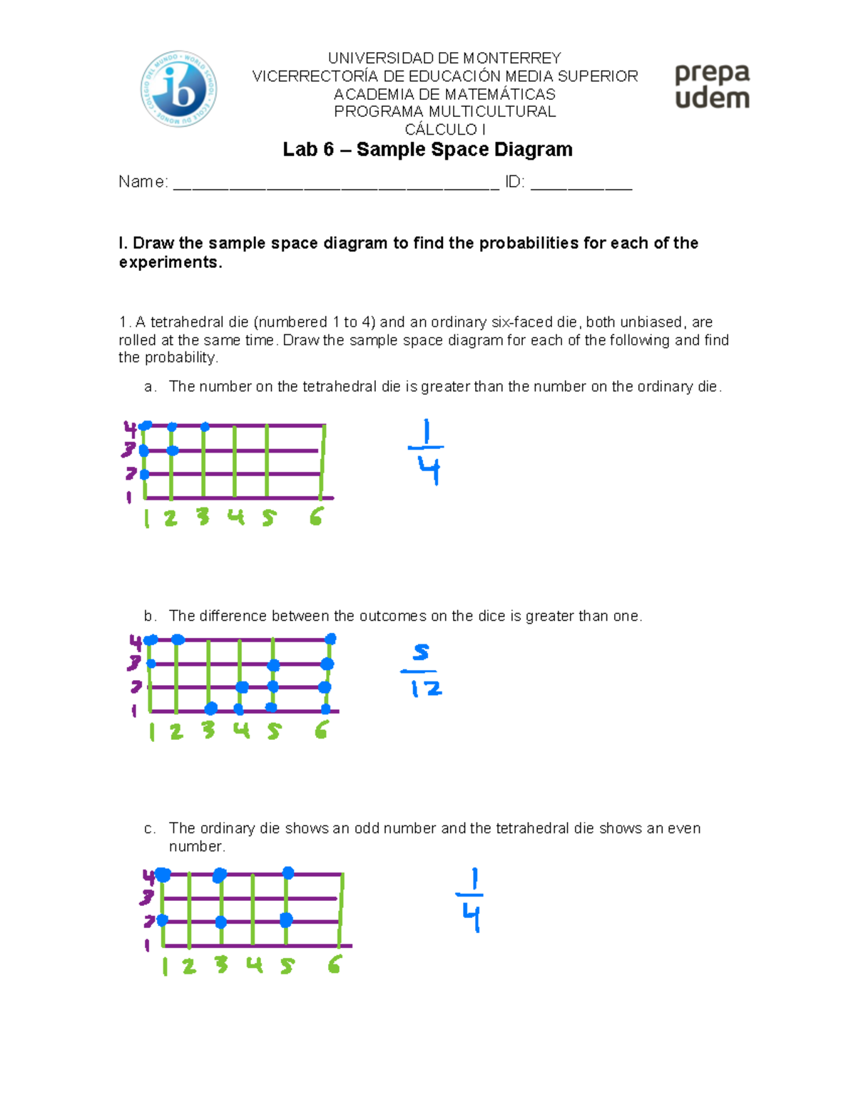 Lab 6 - Answers - Repaso - UNIVERSIDAD DE MONTERREY VICERRECTORÍA DE ...