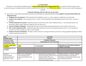 Medication Math Student Case Study - Medication Math Case Study By Prof ...