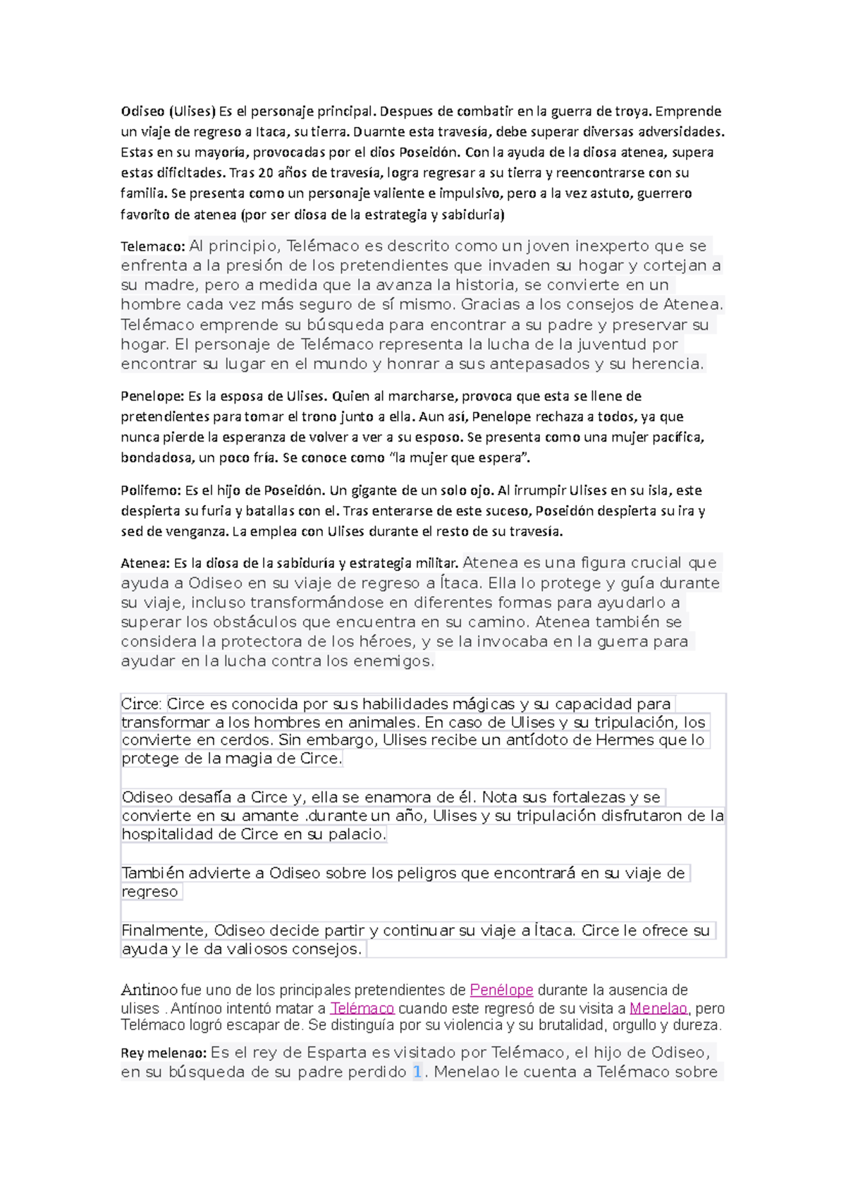 Laodisea - la odisea homero - Odiseo (Ulises) Es el personaje principal ...