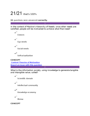 D370 Task 1 - Completed example of Task 1 - D370 Task 1 A. The Clifton ...