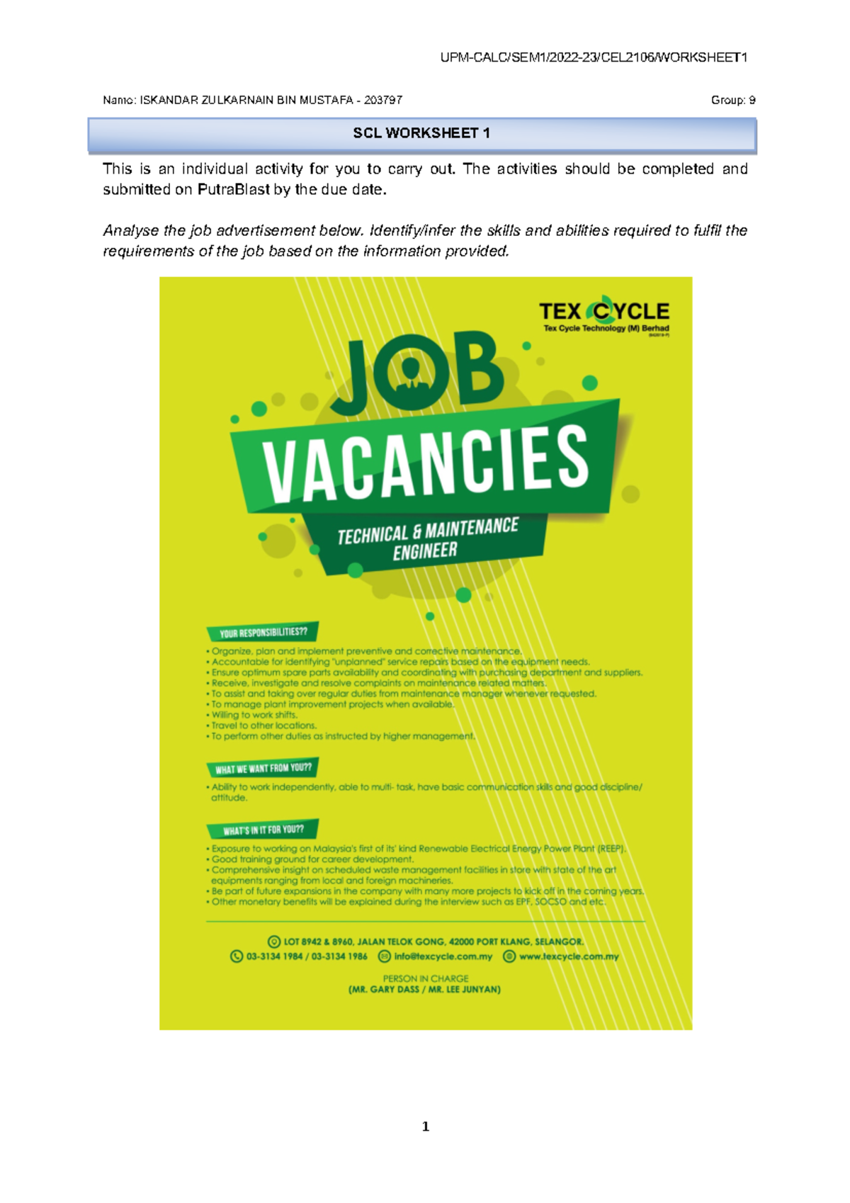 Iskandar Zulkarnain - 203797 - Assignment 1 - UPM-CALC/SEM1/2022-23 ...