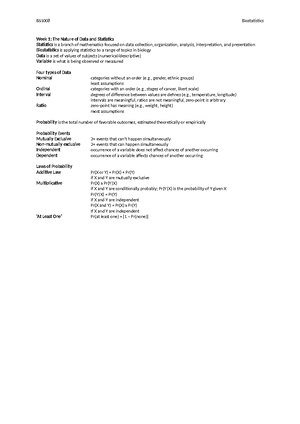 Statistics 1st Lab 24 Sep - Tan Si Jia Jessica U2440418H Biostatistics Lab 1: Introduction to ...