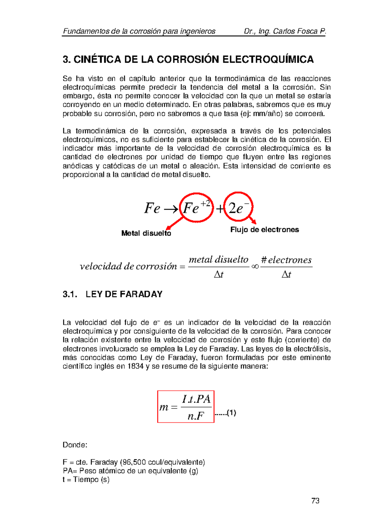 Capítulo 3 Cinética DE LA Corrosión - 3. CINÉTICA DE LA CORROSIÓN ...