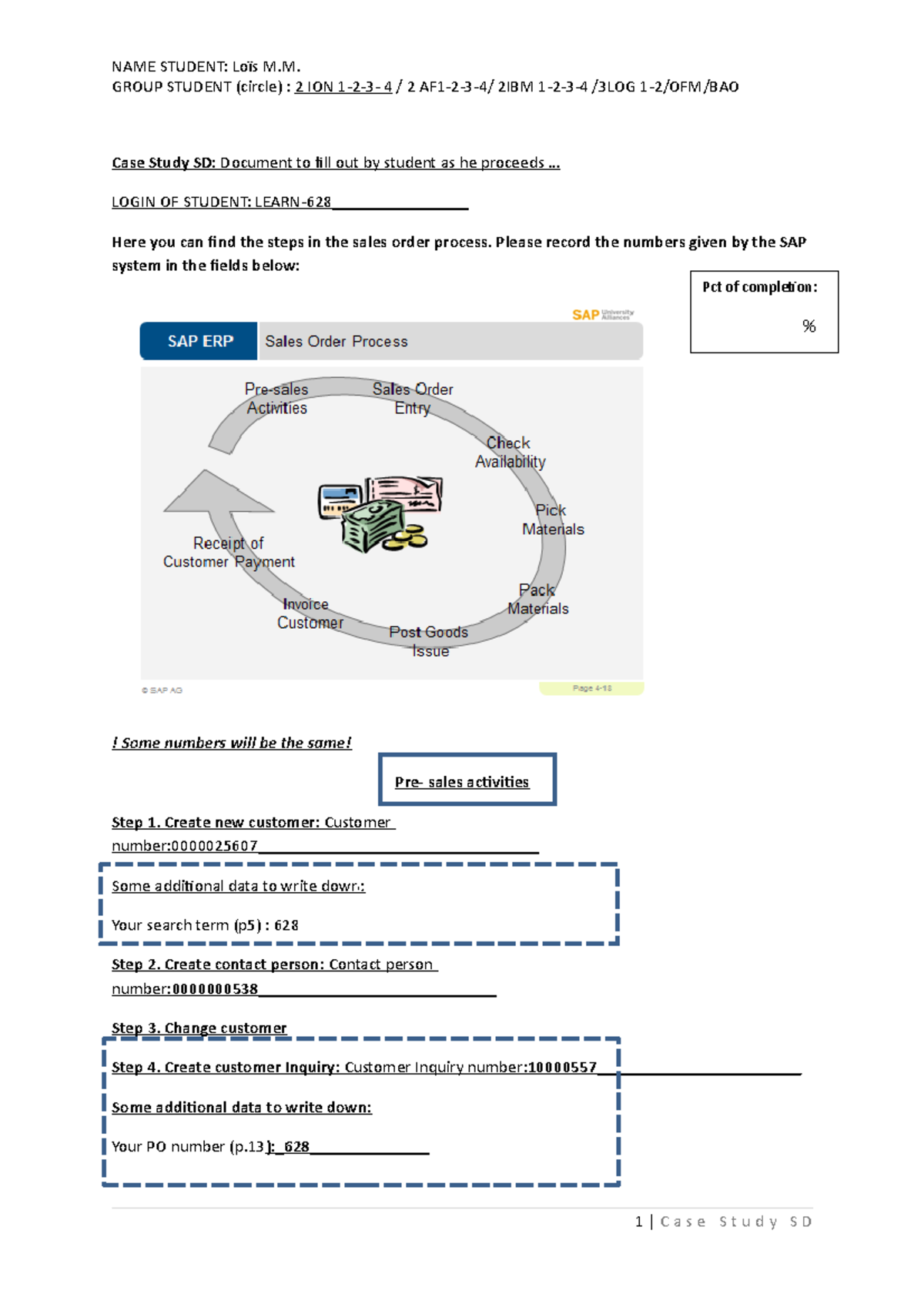 Case Study SD sheet to fill out while completing the case v3 - NAME ...
