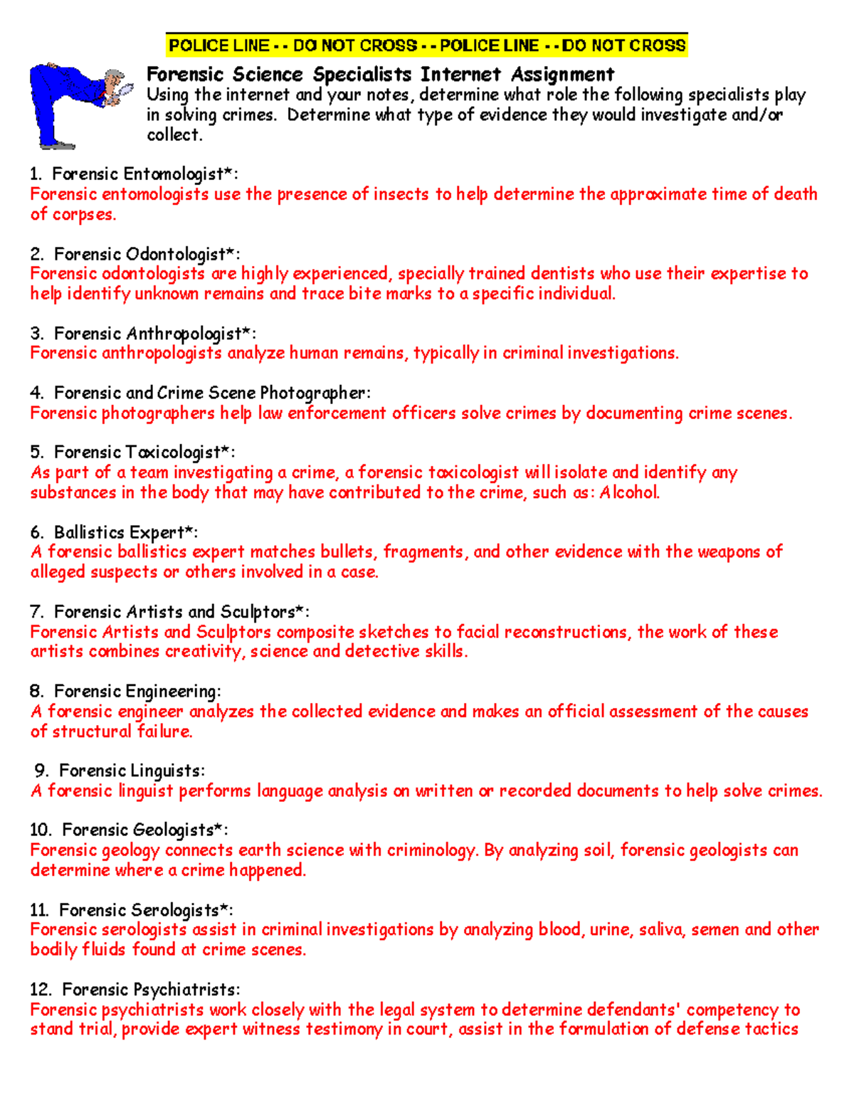 Brook B - Forensic Specialists Updated - Forensic Science Specialists ...