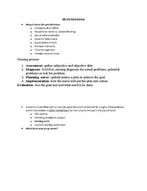 RUA Paper - Grade: A+ - RUA: Safety Goals Assignment Marissa Daniels ...