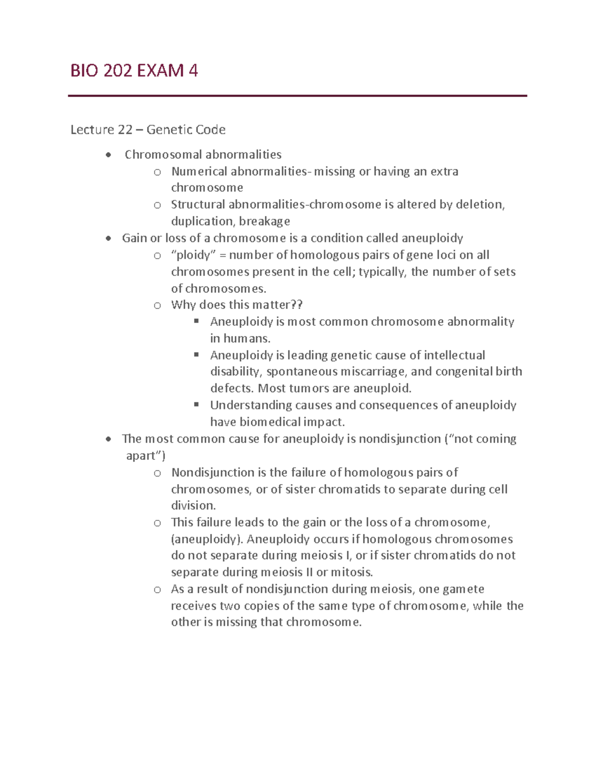Bio 202 Exam 4 Notes Warning Tt Undefined Function 32 Warning Tt Undefined Function 32