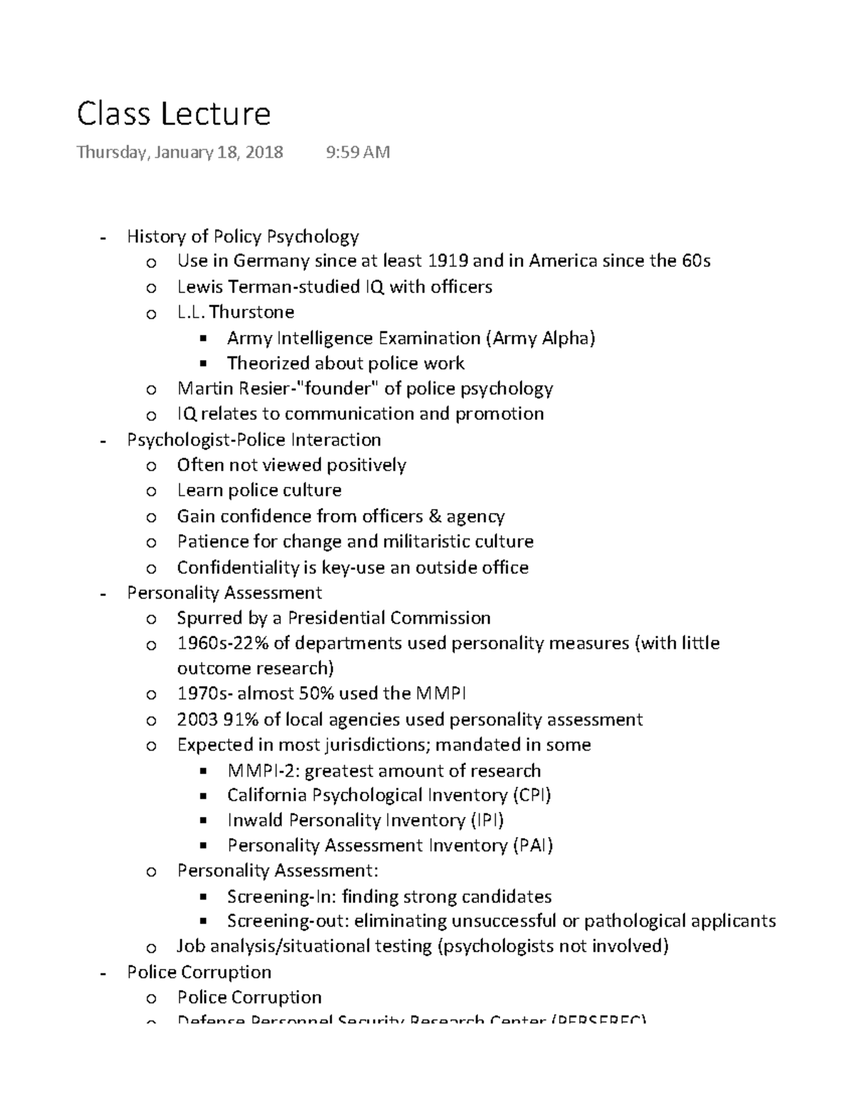 Forensic Psychology Chapter 3 Warning Tt Undefined Function 32 History Of Policy