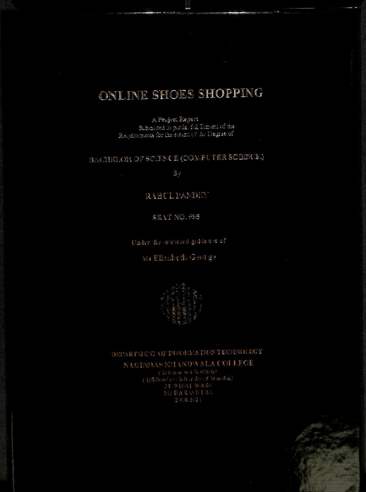 Online shoes - project report - Computer science - Studocu