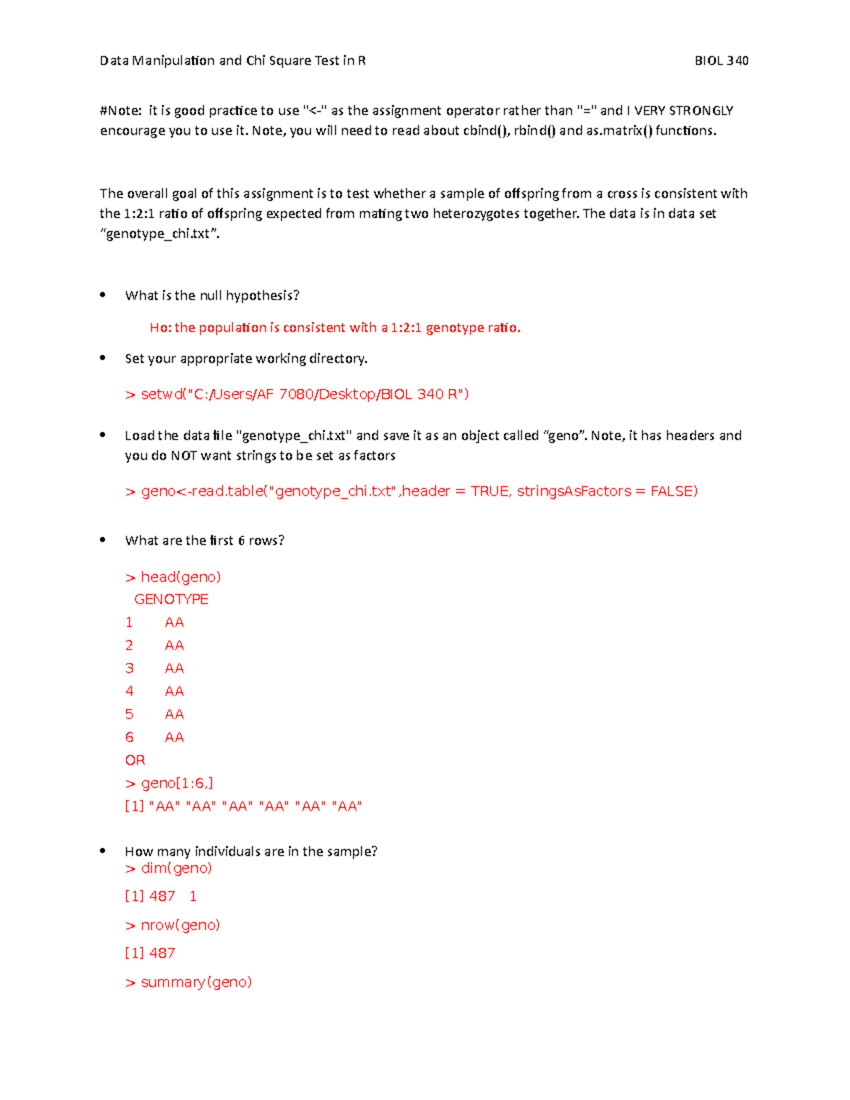 Data Manip Chi Sqr R key - Key for RStudio discussion practice and ...
