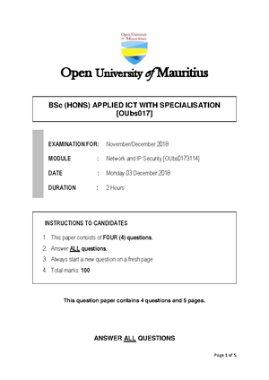 NCE-2023-English - Test paper sample english - Index Number: - Studocu