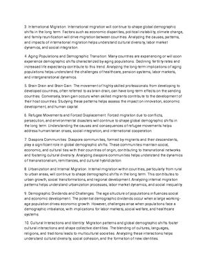 Human Geography-15 - Notes - factors in shaping disease patterns over ...