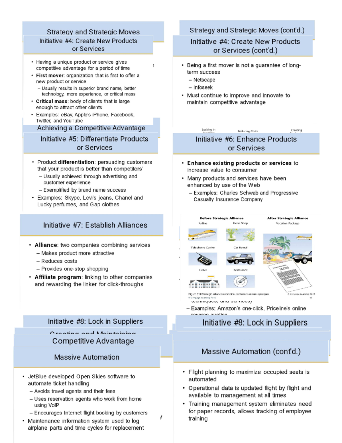 MIS Lesson 1AND2 - Strategy and Strategic Moves Strategy and Strategic Moves Initiative Create ...