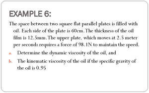 Problem-SET-1.- Properties-OF- Fluids - PROBLEM SET 1: PROPERTIES OF FLUIDS FLUID MECHANICS Name ...