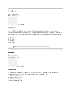 UGRD-NSCI6205 Physics for Engineers (Calculus-Based Physics) EXAM ...