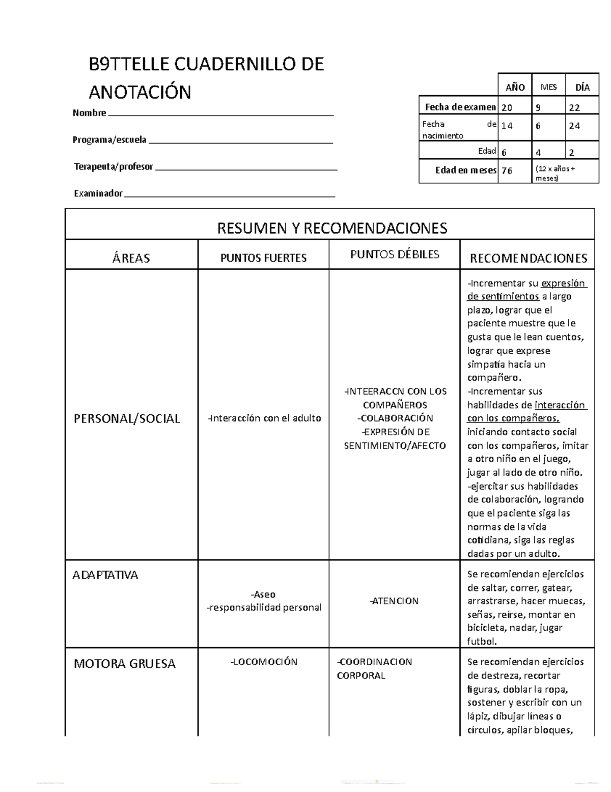 Battelle-Cuadernillo-de-Anotacion editable - B9TTELLE CUADERNILLO DE ...