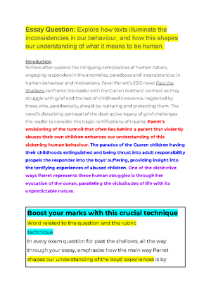 English Study Notes - Common Module: Billy Elliot Module A: 'Inside My ...