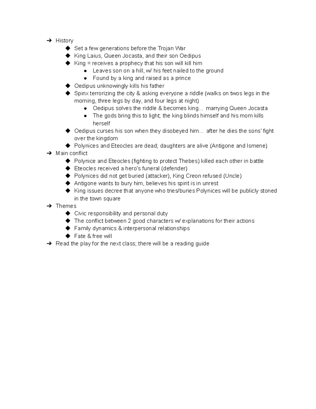 Introduction to Antigone 09SEP21 - History Set a few generations before ...