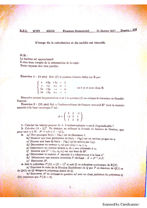 TD matrices partie III - Linear Algebra II - e-INPTIC, le 13 /0 5 ...