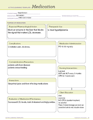 Active Learning Template medication - ACTIVE LEARNING TEMPLATES ...