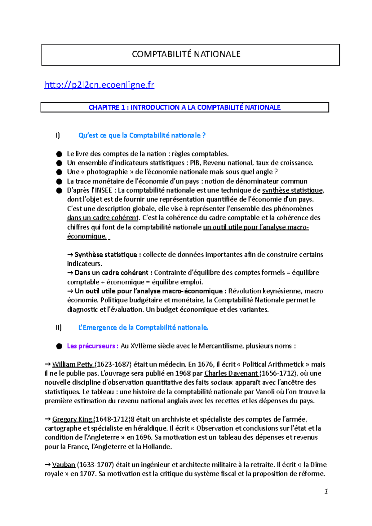 Cours comptabilité nationale - COMPTABILITÉ NATIONALE p2l2cn.ecoenligne ...