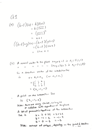 Maths WorkSheet - Mathematics A, Supplemental Worksheet For Q1 -Q5 determine convergence or ...